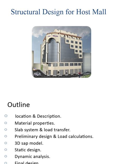 structural design for host mall pdf beam structure