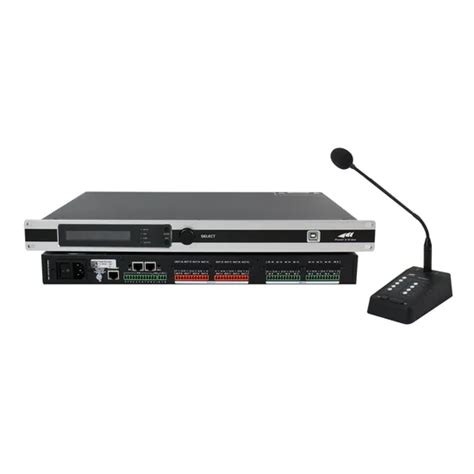 8 In 8 Out Dsp Audio Processor Afc Automix Rs 232 And Camera Control
