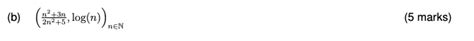 Solved For Each Of The Following Sequences Determine Chegg