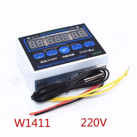 10pcs W1411 Smart Electronics Led Digital Temperature Controller Ac 220v 10a Xh W1411 12v