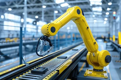premium photo robotic arms performing pick and place tasks in a