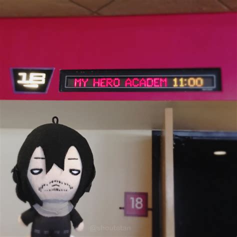 Aizawa Nitotan Heroes Rising With Sho And My Erasermight Plushie Bag The Movie Was So Much Fun