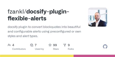 Github Fzankldocsify Plugin Flexible Alerts Docsify Plugin To