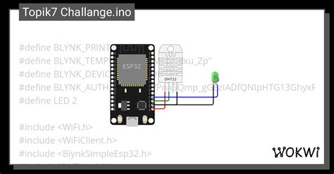 Topik Challange Ino Wokwi ESP STM Arduino Simulator