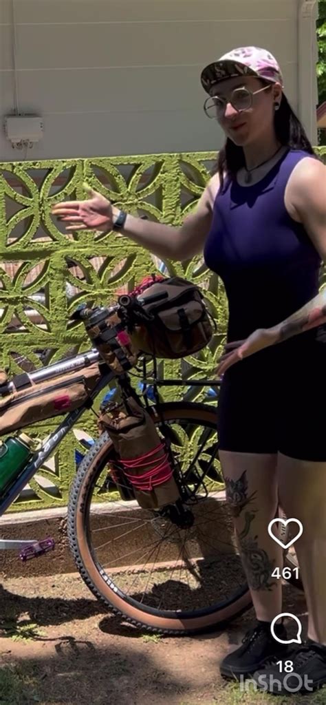 Goth Baddie Bikepacking Influencer Gooner Loop