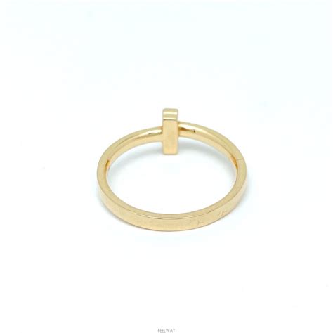 Tiffany And Co 반지 Tiffanyandco 티파니앤코 T1 링 로즈골드 링 원래 명품은 필웨이feelway