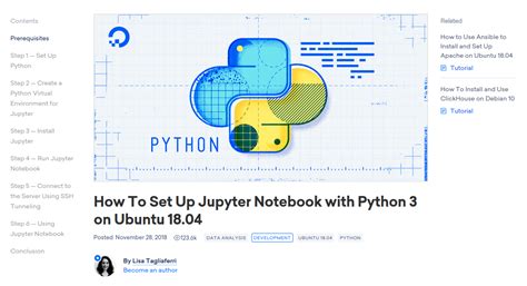 Jupyter Notebook With Python Tutorial Digital Ocean