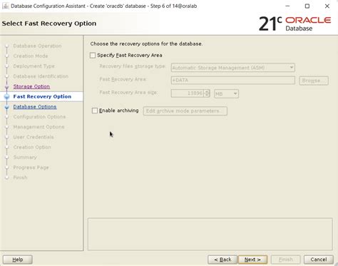 tạo oracle database 21c bằng dbca Đào tạo dba bài bản