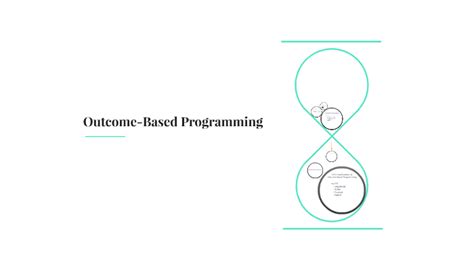 Outcome Based Programming By Pat Philippi On Prezi