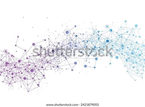Molecule Structure Abstract Tech Background Medical Stock Vector Royalty Free 2421879055