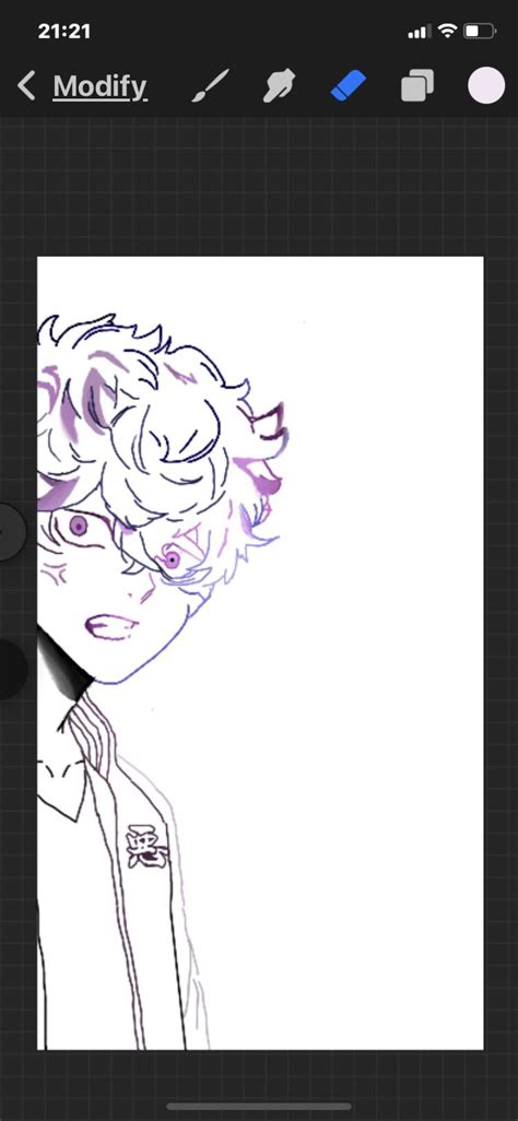 Outline Done Im Trying To Color For Once Rtokyorevengersfanart