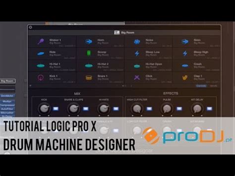 Tutorial LOGIC PRO X - Drum Machine Designer - YouTube