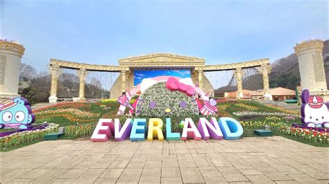 에버랜드 2025 플라워카니발 With 산리오 캐릭터즈 축제시즌 카니발광장 And 유러피언 어드벤쳐 지역 파크 주간 테마bgm 모음 영상직접현장촬영본 및 녹음본