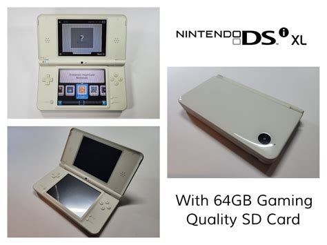 Nintendo Dsi Xl Ll In White W Charger And 64gb Sd Card W Games Etsy