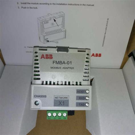 The Inverter Acs355 Bus Adapter Communication Adapter Fmba 01 Plc And Electronic Component