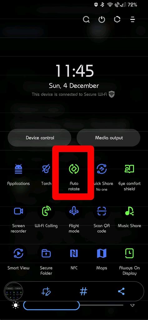 Switching From Portrait To Landscape Samsung Members