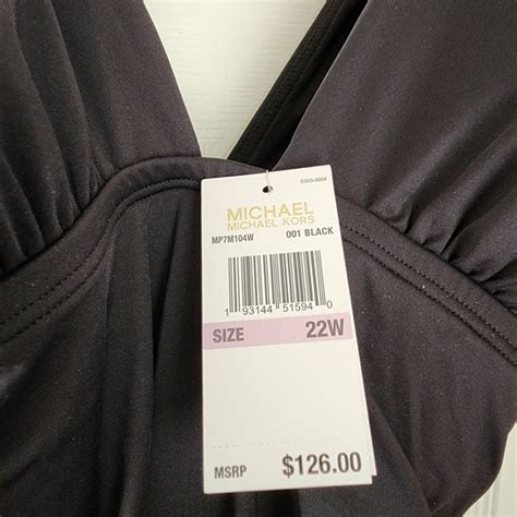 Michael Kors Swim Michael Kors Black Onepiece Swimsuit Poshmark
