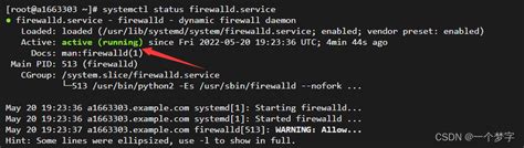 linux centos7关闭防火墙 rvice firewalld dynamic firewall d
