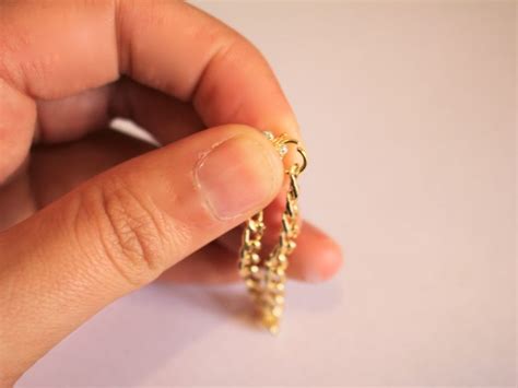 How To Make Chain Loop Earrings With Chunky Chains