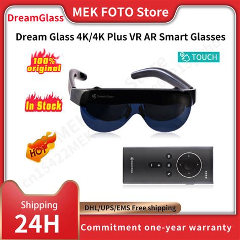 New Dream Glass 4k4k Plus Vr Ar Smart Glasses Watch Movis And Working