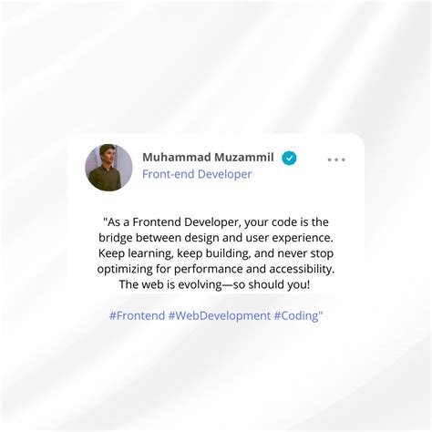 Frontend Webdevelopment Coding Uiux Techinnovation Mmuzammil