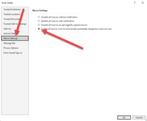 Microsoft Access How To Fix The Security Risk Microsoft Has Blocked Macros From Running