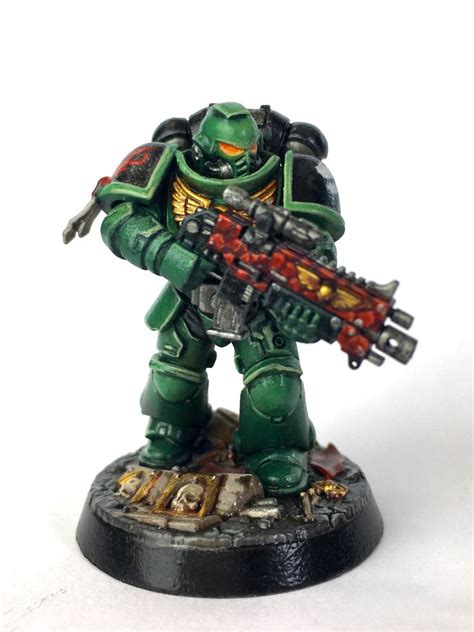 Salamander Intercessor Warhammer 40k Salamanders Salamanders Space