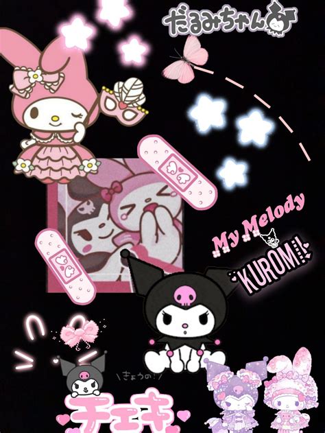 Kuromi And My Melody Hello Kitty Iphone Wallpaper My Melody Wallpaper