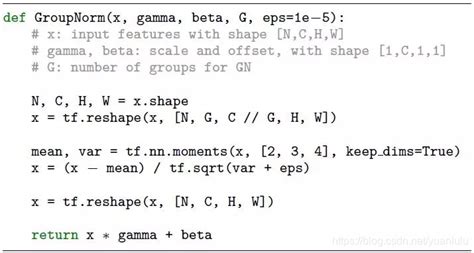 深度学习中的组归一化（groupnorm）group Norm Csdn博客