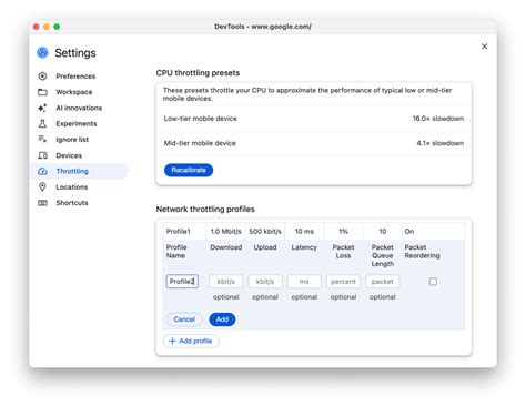 限制 Chrome Devtools Chrome For Developers