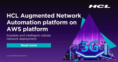 Hcl 5g On Linkedin Networkautomation Hcltech Awspartner Awscloud