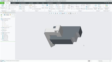 Use The Advanced Surface Selection Methods Tutorial Ptc Learning Connector