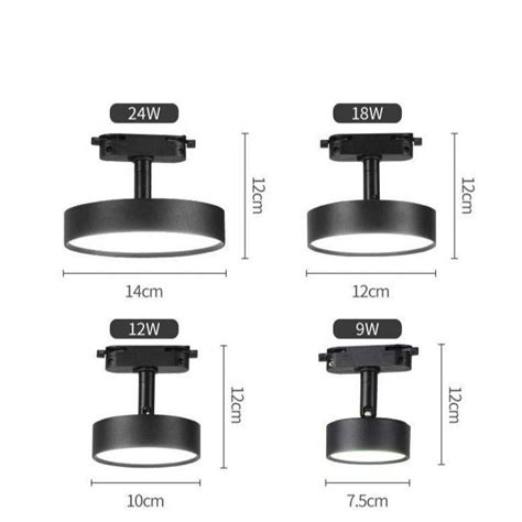 Modern Dimmable Rail Spotlights White White 12w Dimmable Artofit