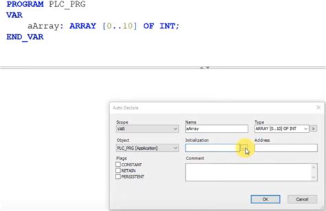CODESYS Practical Use Of Arrays And Structures