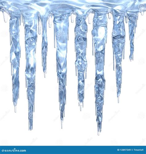 Icicle Cluster Stock Illustration Illustration Of Isolated 12897349