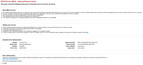 Iis What Are The Least Permissions Required For An Application Pool In IIS To Serve Static