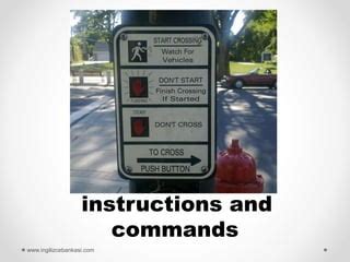 Commands And Instructions PPT