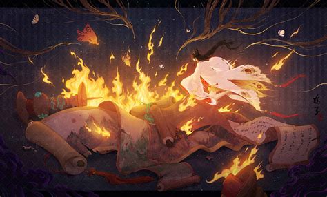 飞蛾扑火凉玉 站酷zcool