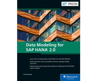 SAP HANA Data Modeling SAP HANA 2 0 Data Modeling By SAP PRESS