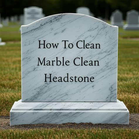 How To Clean Marble Headstone — Home Essentials Guide Heg