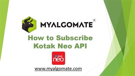 How To Get Kotak Neo Api Youtube