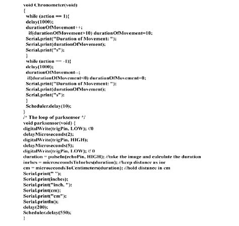 Arduino Ide Code3 Providing The Control Of The Garage Door Download Scientific Diagram