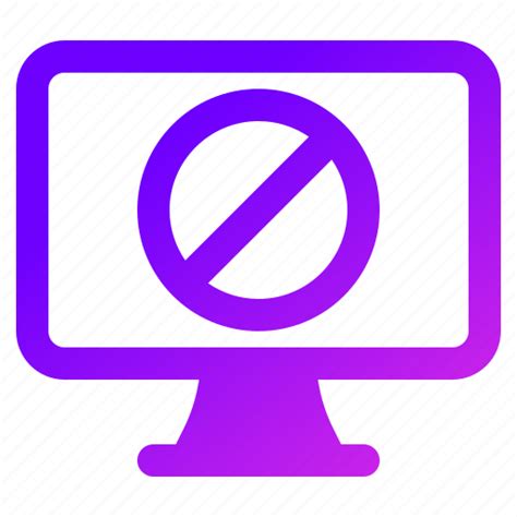Monitor Stop Abort Tv Cancel Icon Download On Iconfinder