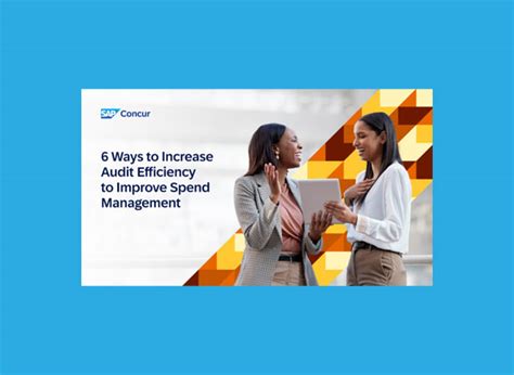 6 Ways To Increase Audit Efficiency To Improve Spend Management Healthcare Business Solution