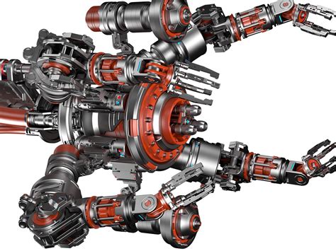 조립 로봇 조작 3d 모델 120 Max Obj Free3d