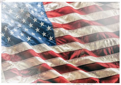 Faded American Flag Wallpaper