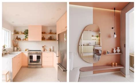 رنگ سال 2024 را با چه رنگی ست کنیم؟ مکمل رنگ هلویی مخملی در دکوراسیون