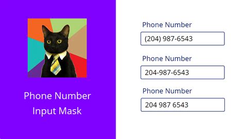 power apps phone number input mask component free download
