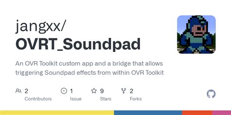 GitHub Jangxx OVRT Soundpad An OVR Toolkit Custom App And A Bridge That Allows Triggering
