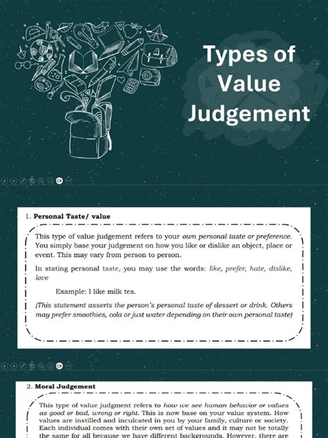 Value Judgement Pdf